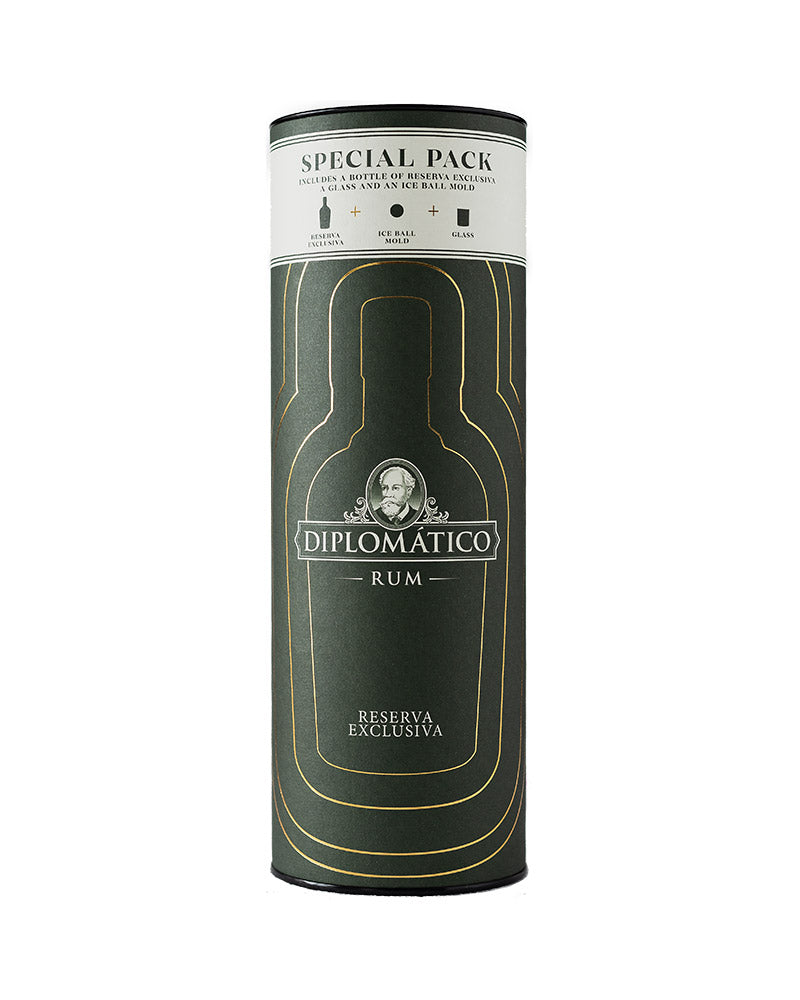 DIPLOMATICO RESERVA EXCLUSIVA GLASS AND ICE BALL GIFT SET | FREDS Drinks